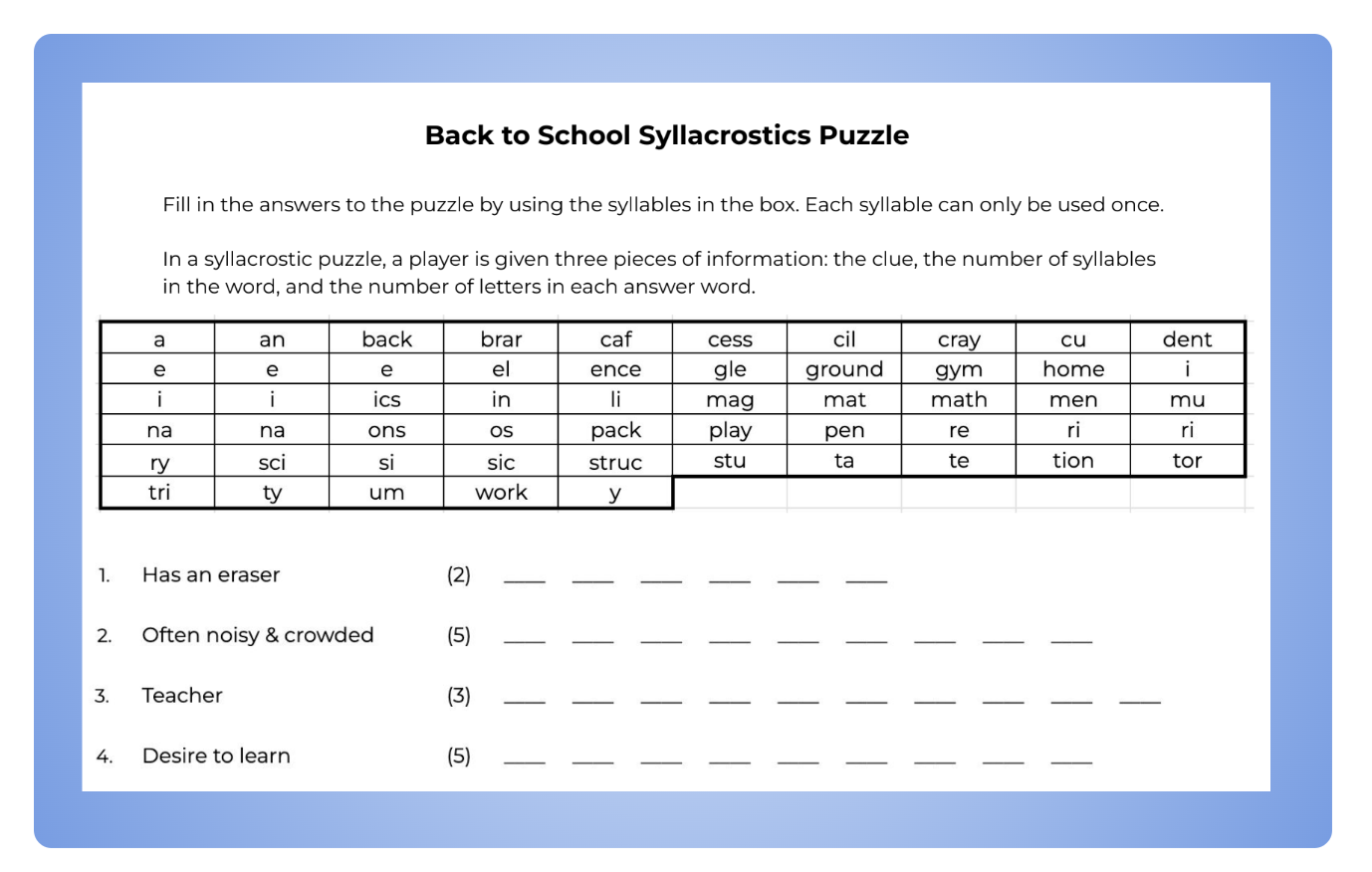 Six Back to School Activities to Engage Your Students – TCEA TechNotes Blog