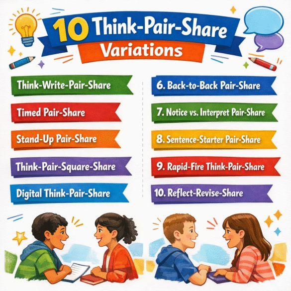 10 Fresh Think-Pair-Share Variations to Energize Your Classroom – TCEA ...
